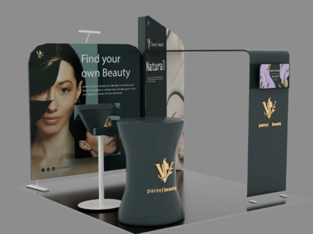 Exhibition stall,Kiosk,podiums,3d, Virtual booth,3d trade show booth ...