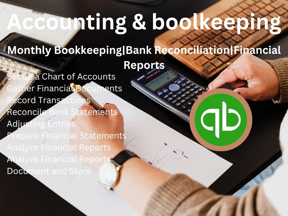Monthly Bookkeeping|Bank Reconciliation|Financial Reports | Upwork