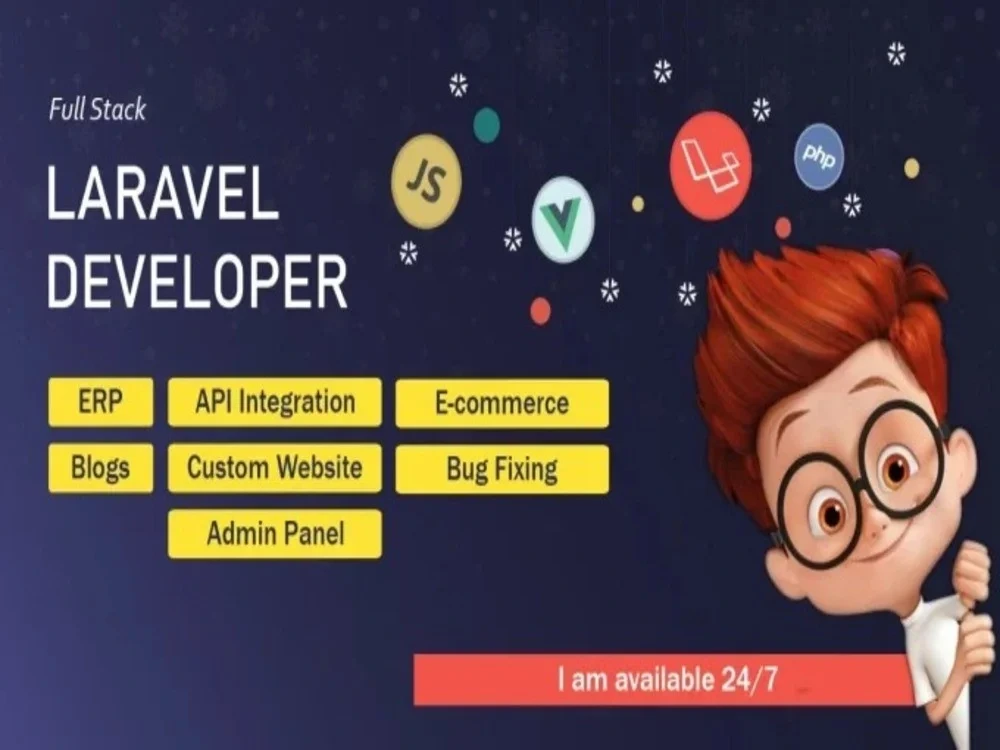 Laravel Php Bug Fix Add Features Develop Php Web Develop Laravel Web Upwork
