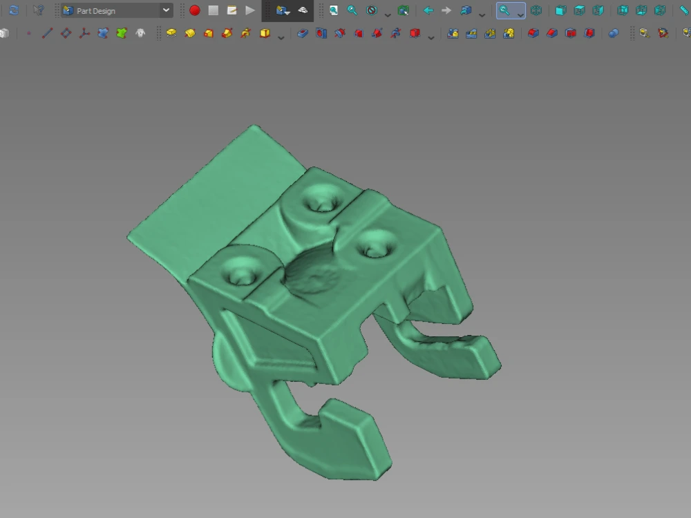 A 3D model based on point cloud data | Upwork