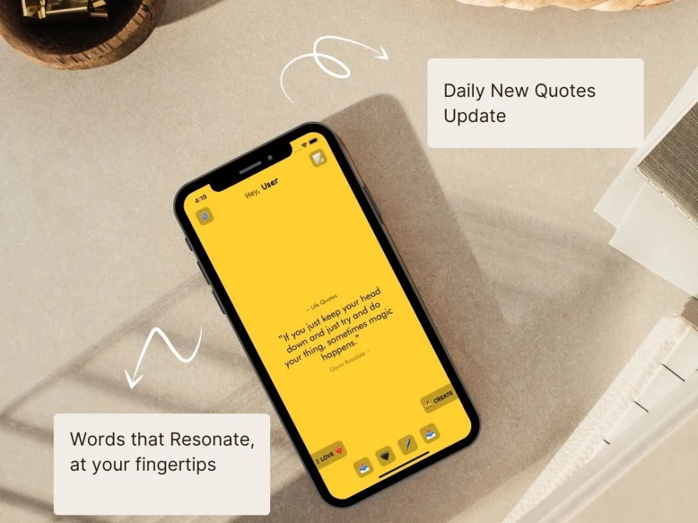 A fantastic ready-to-upload motivational quotes app for iOS | Upwork