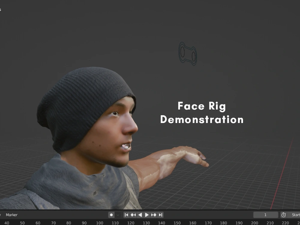 Face rig for 3d characters using blender | Upwork