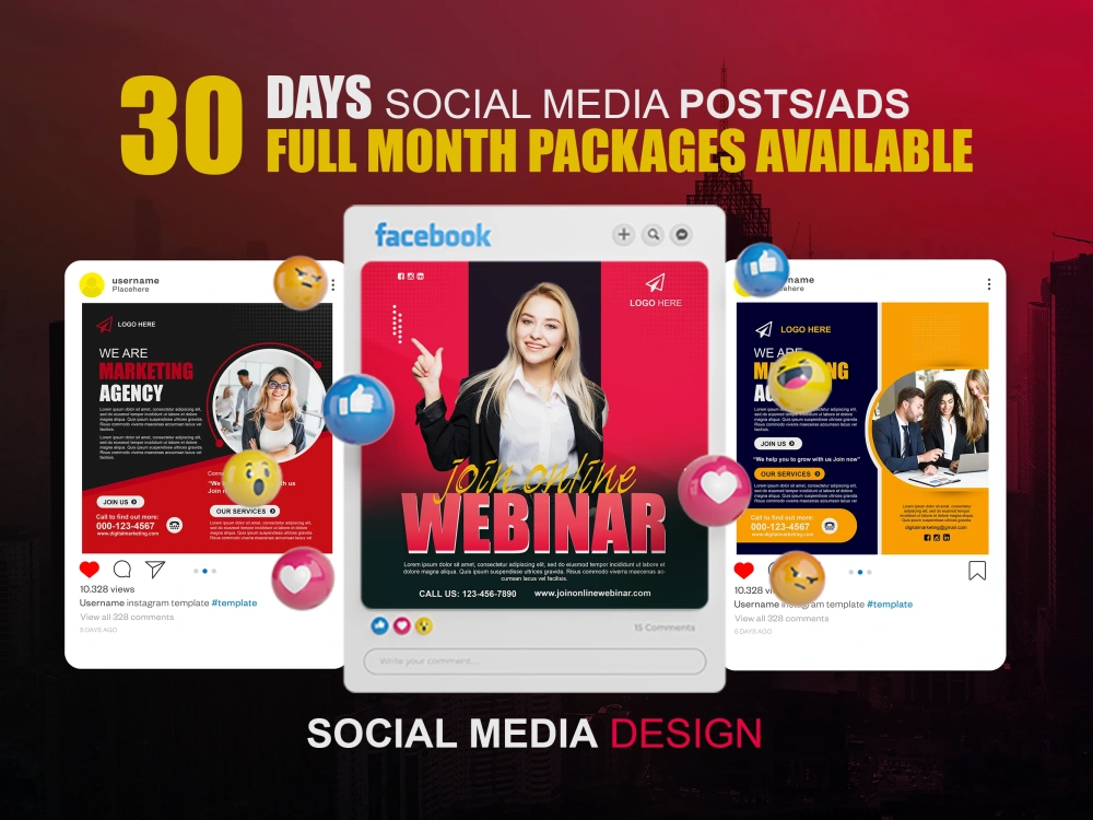 A professional social media post for your business | Upwork