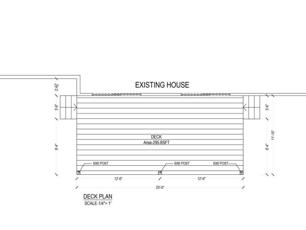 Deck and patio permit drawing set | Upwork