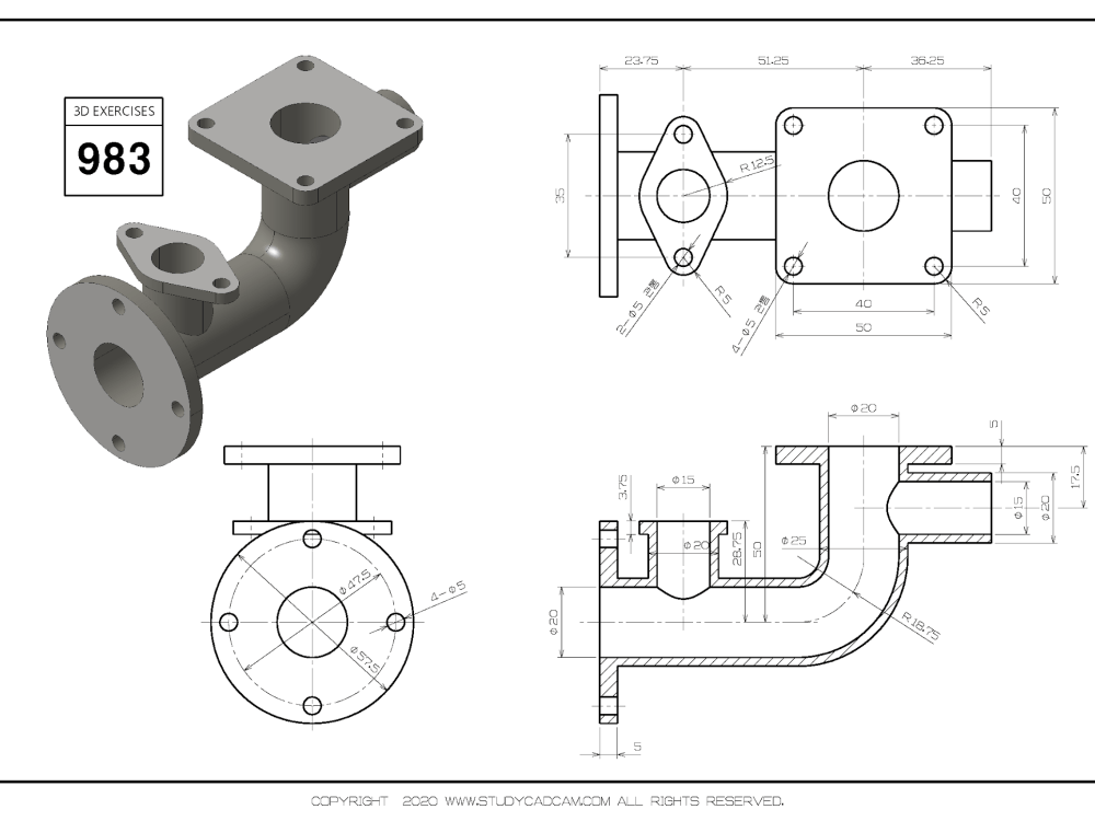 Professional 3D AutoCad drawing | Upwork