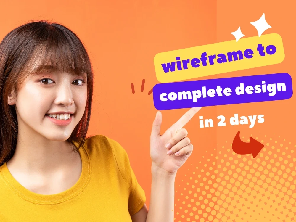 Wireframe into complete design | Upwork