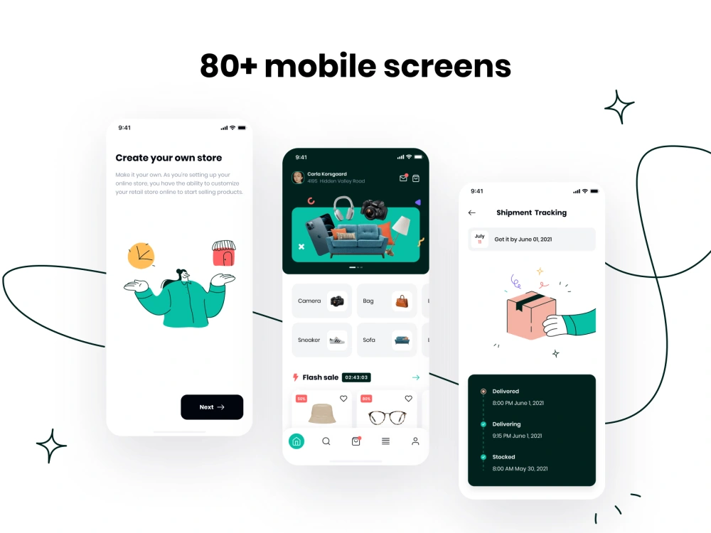Website designer, mobile UI designer/app ui design / mobile UX designer ...