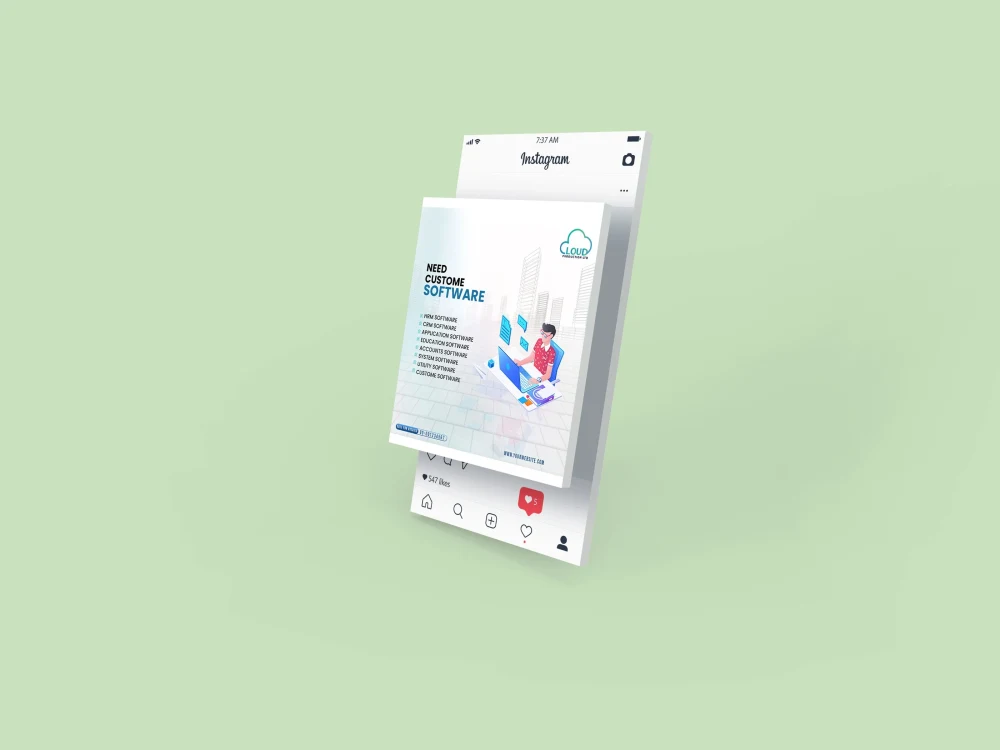 Social media post ads designed for Facebook, Instagram, and YouTube ...