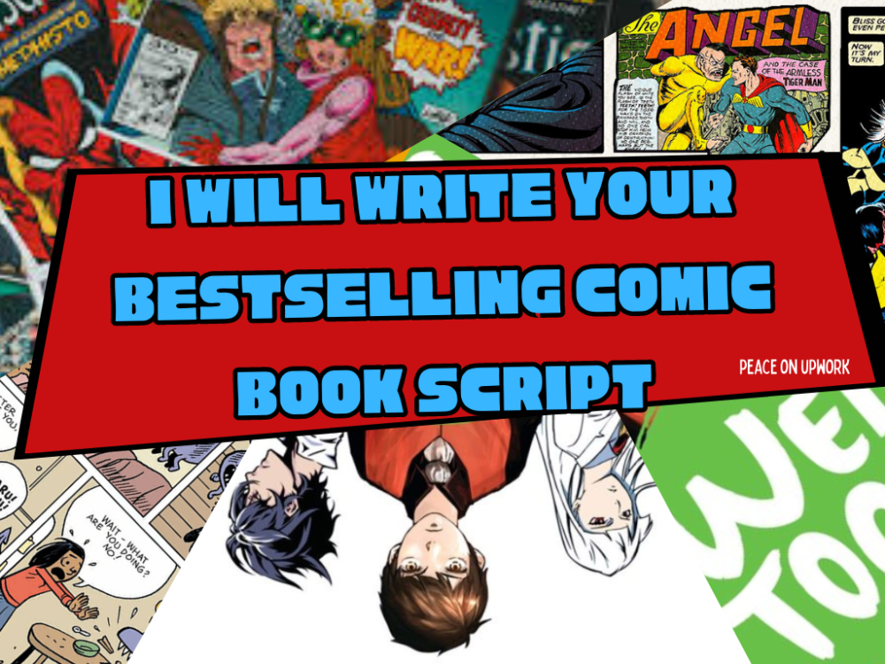 A bestseller comic book script, webtoon or graphic novel writing | Upwork