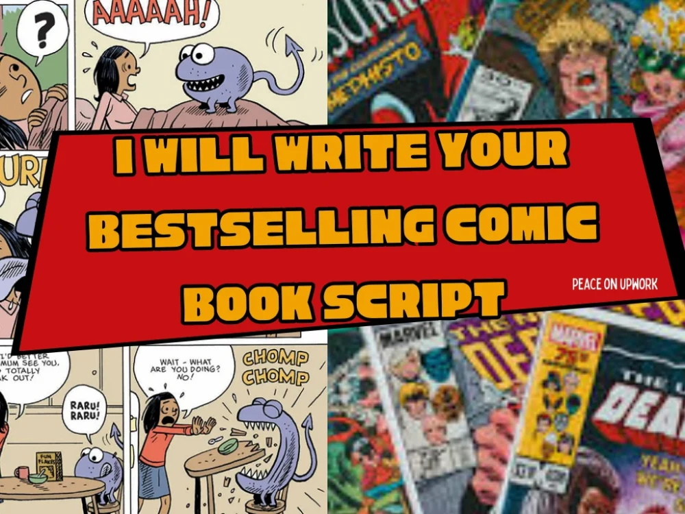 A bestseller comic book script, webtoon or graphic novel writing | Upwork