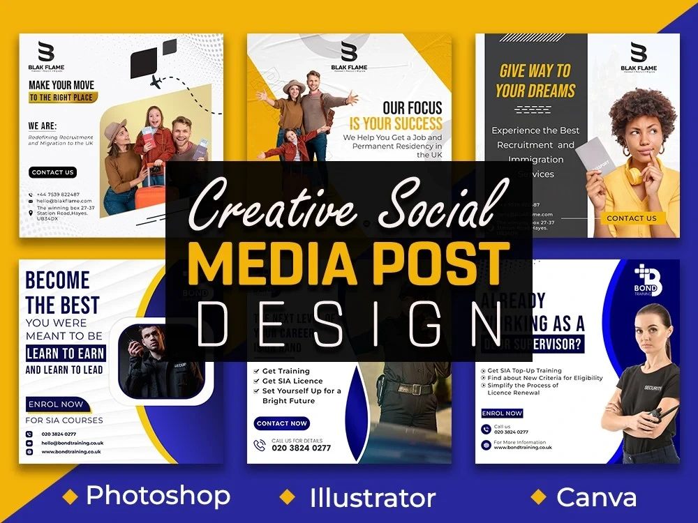 Eye-Catchy Social Media Banner, Poster, Advertising, Story and Cover ...