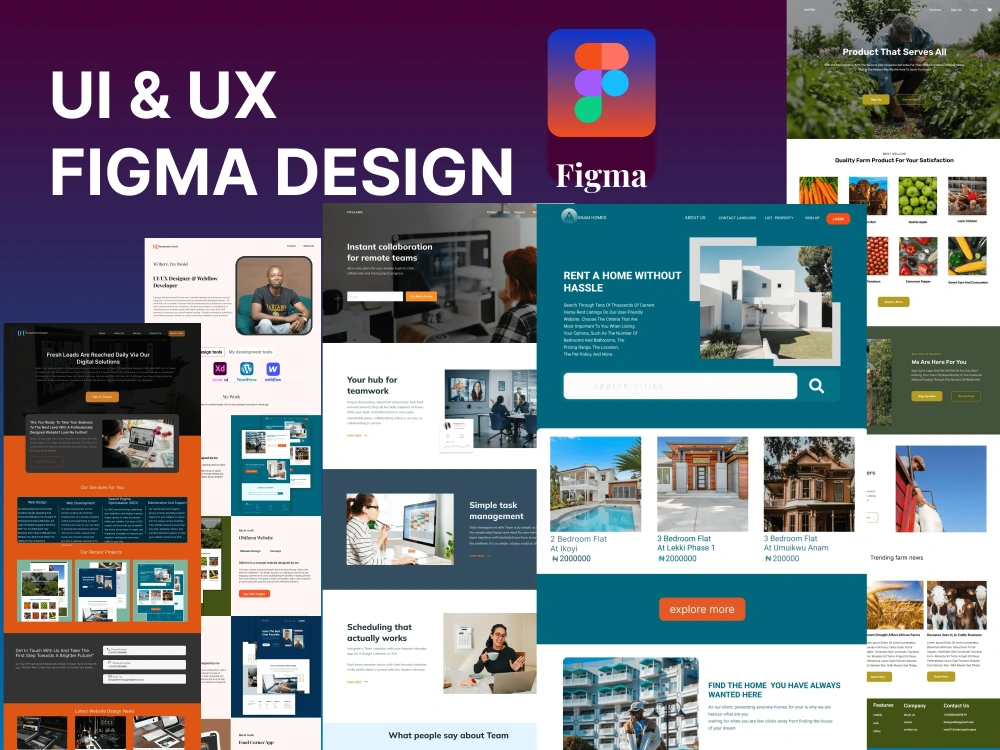 Clean and Modern UI/UX Figma Design | Upwork