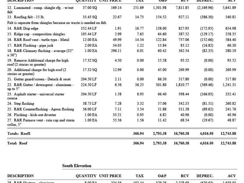 Xactimate roof estimates for accurate insurance claims | Upwork