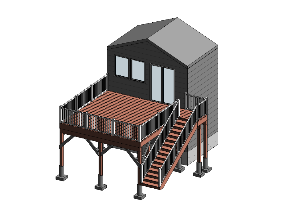 Deck drawing for building permit | Upwork