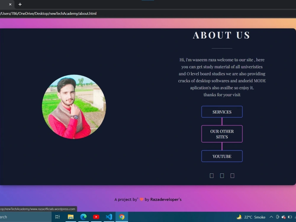 A Responsive website html css bootstrap , js based | Upwork