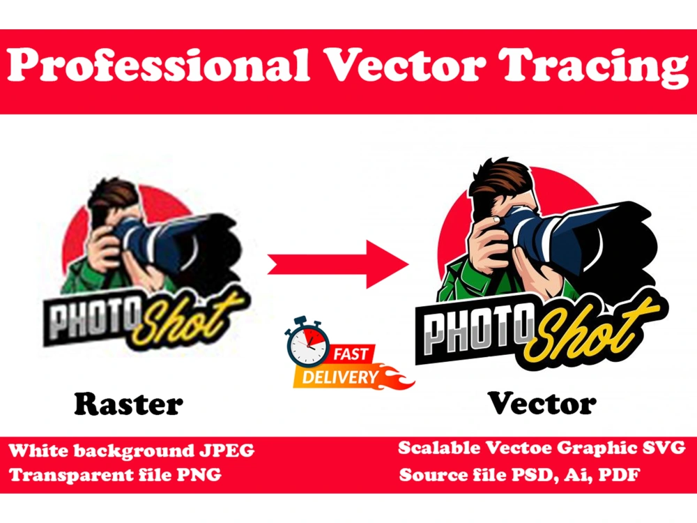 Do professional vector tracing | Upwork