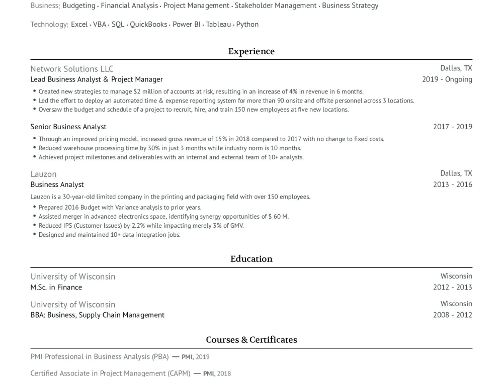 Executive Resume Writing Service from a 3X Certified Resume Writer | Upwork