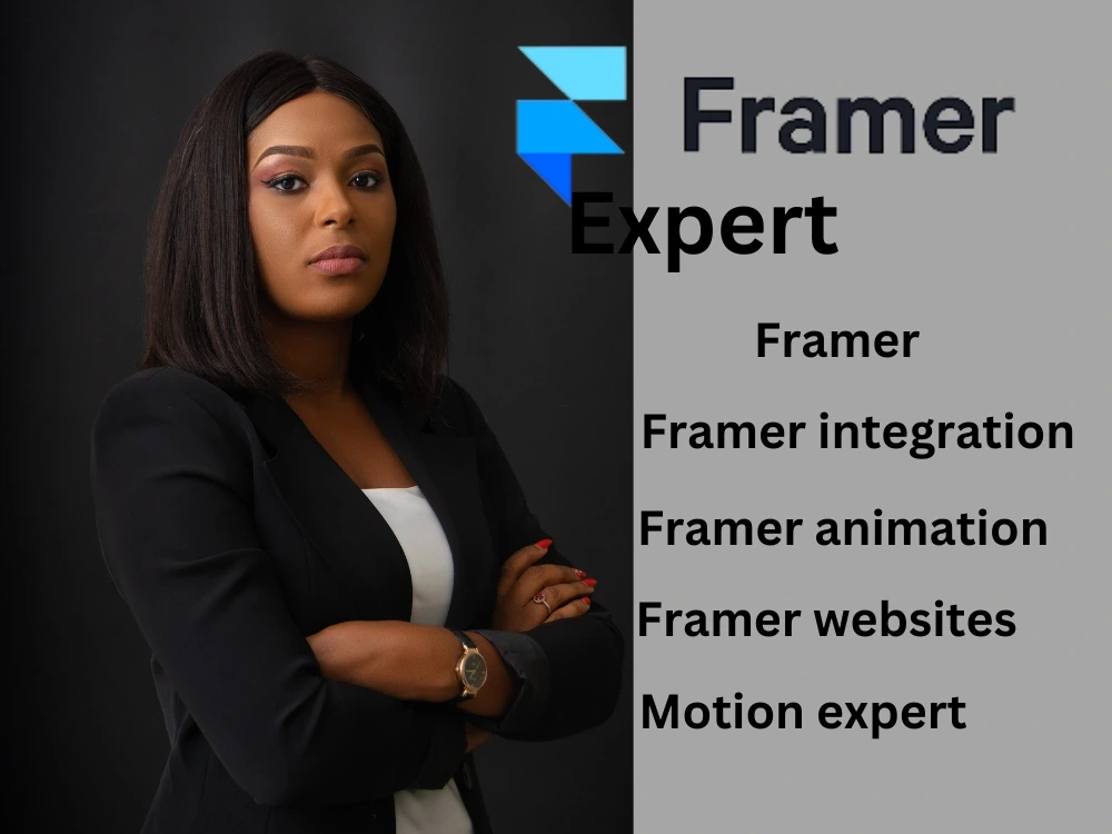 Framer animation, framer website, framer landing page, framer motion expert | Upwork