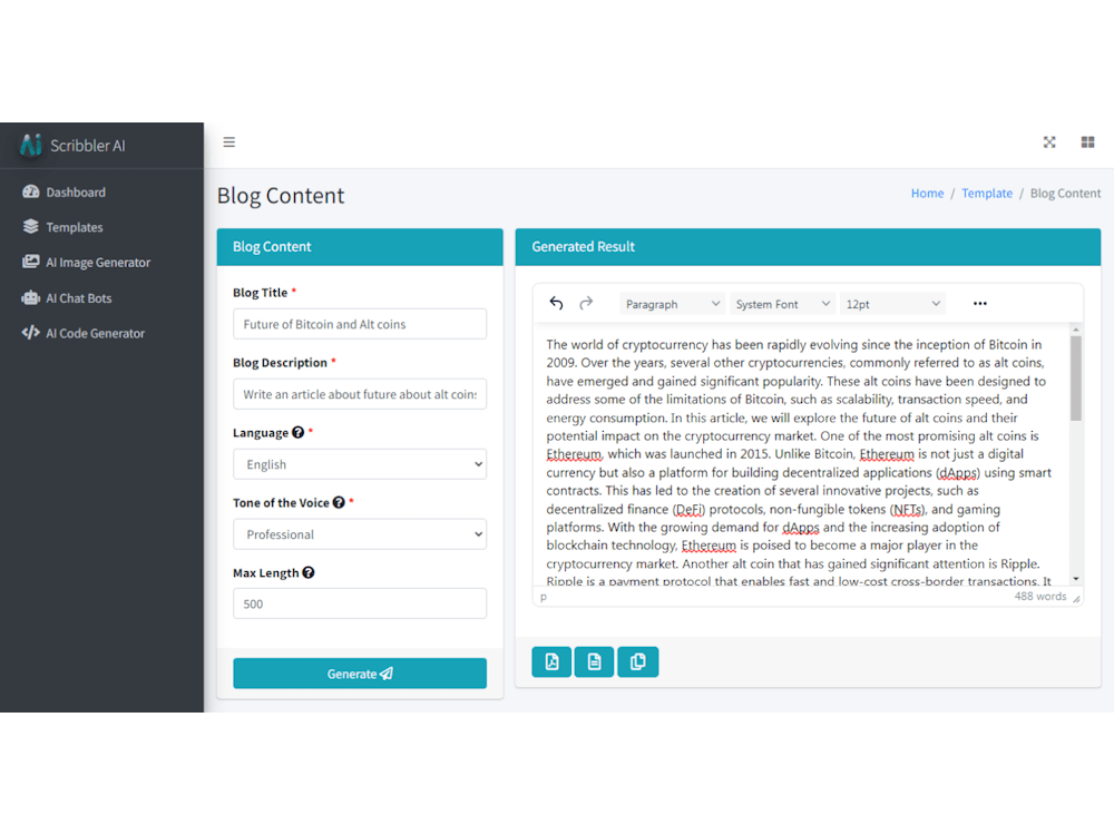 AI writing assistant using Open AI Chat GPT | Upwork