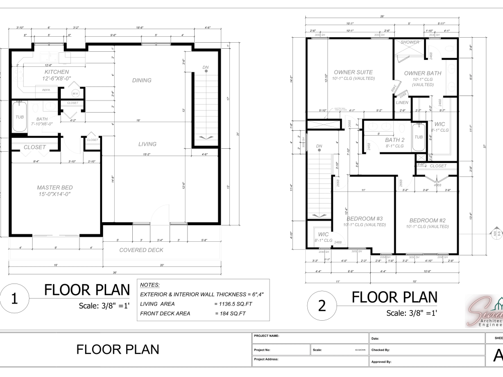 Autocad Architecture Blueprints