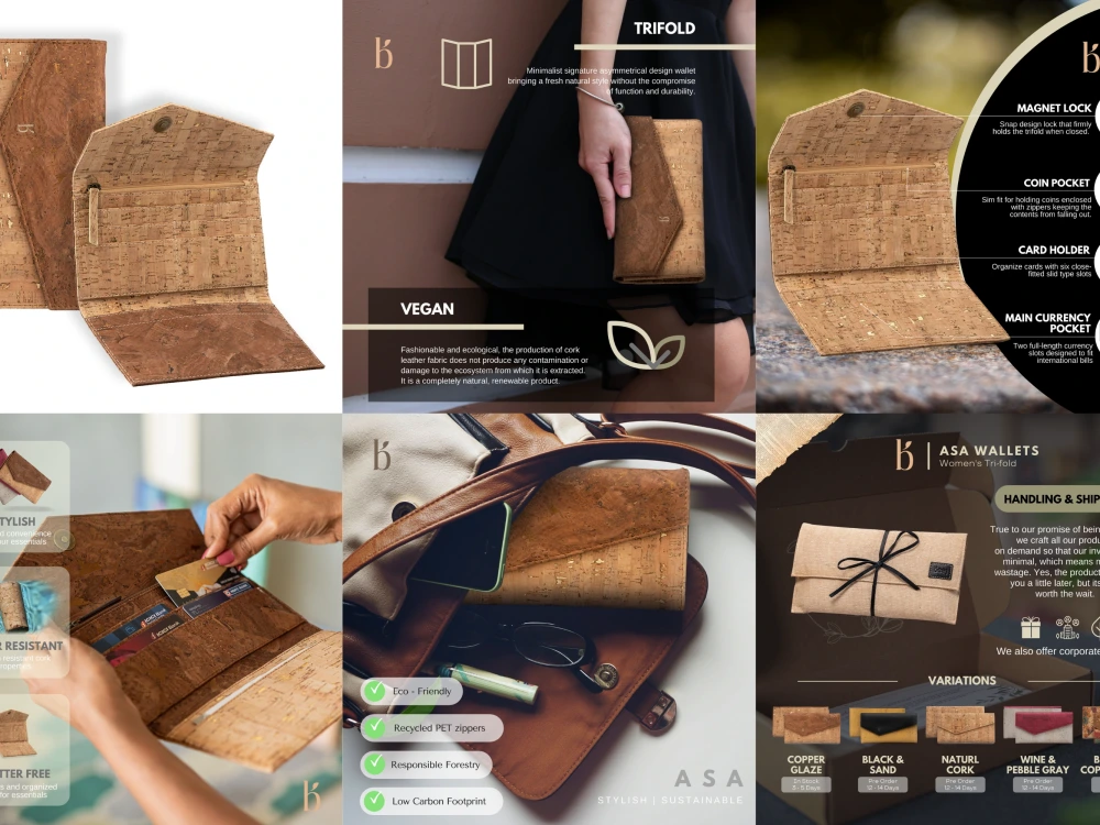 A stunning product listing image set with lifestyle and infographic ...