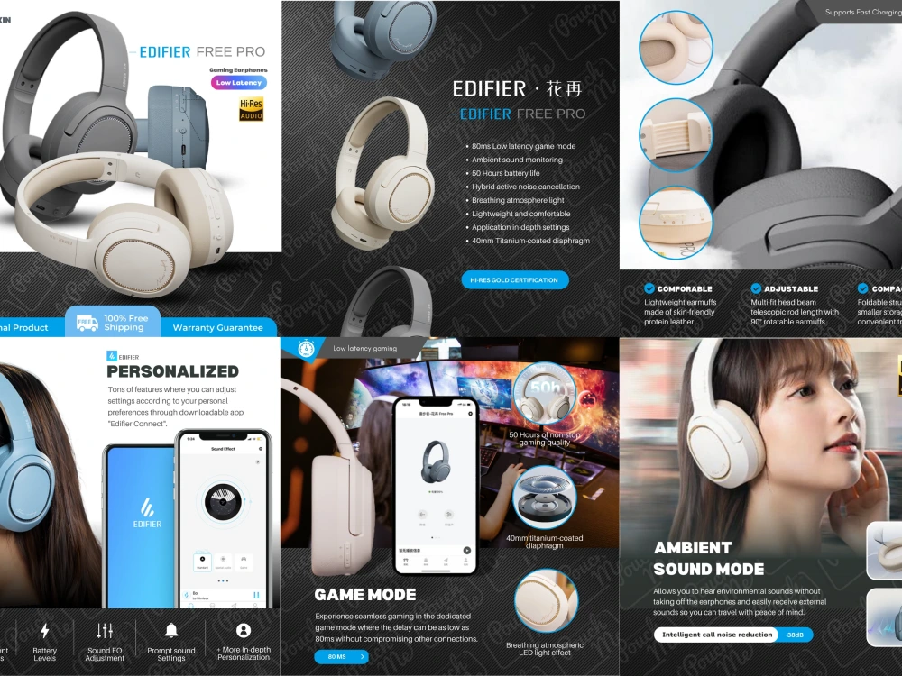 A stunning product listing image set with lifestyle and infographic ...