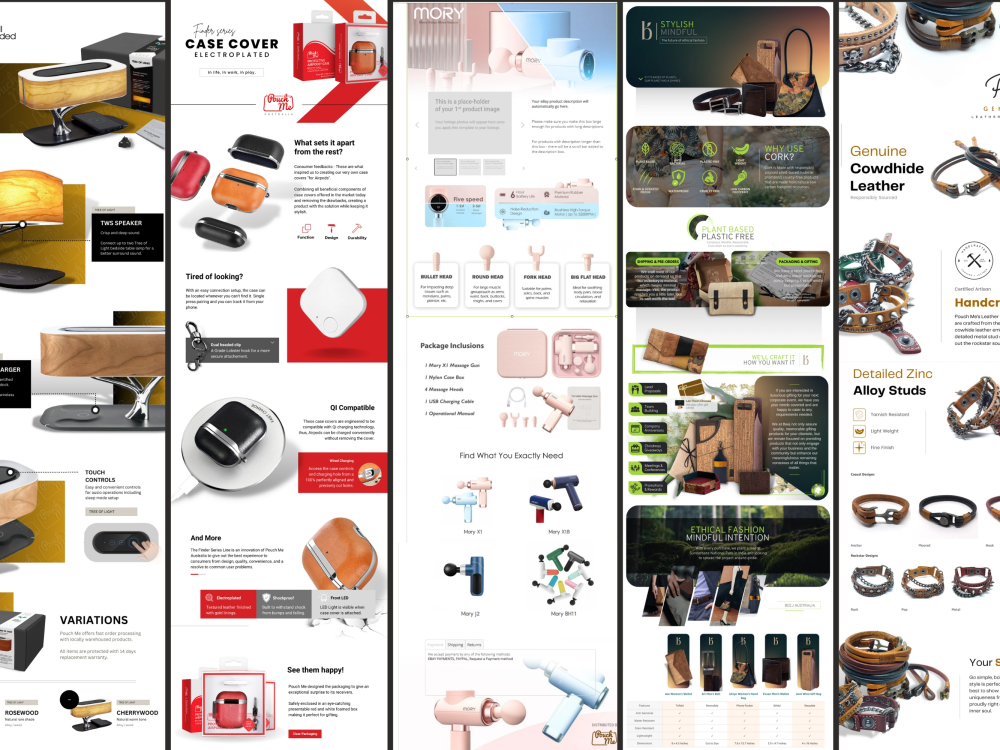 A stunning product listing image set with lifestyle and infographic ...