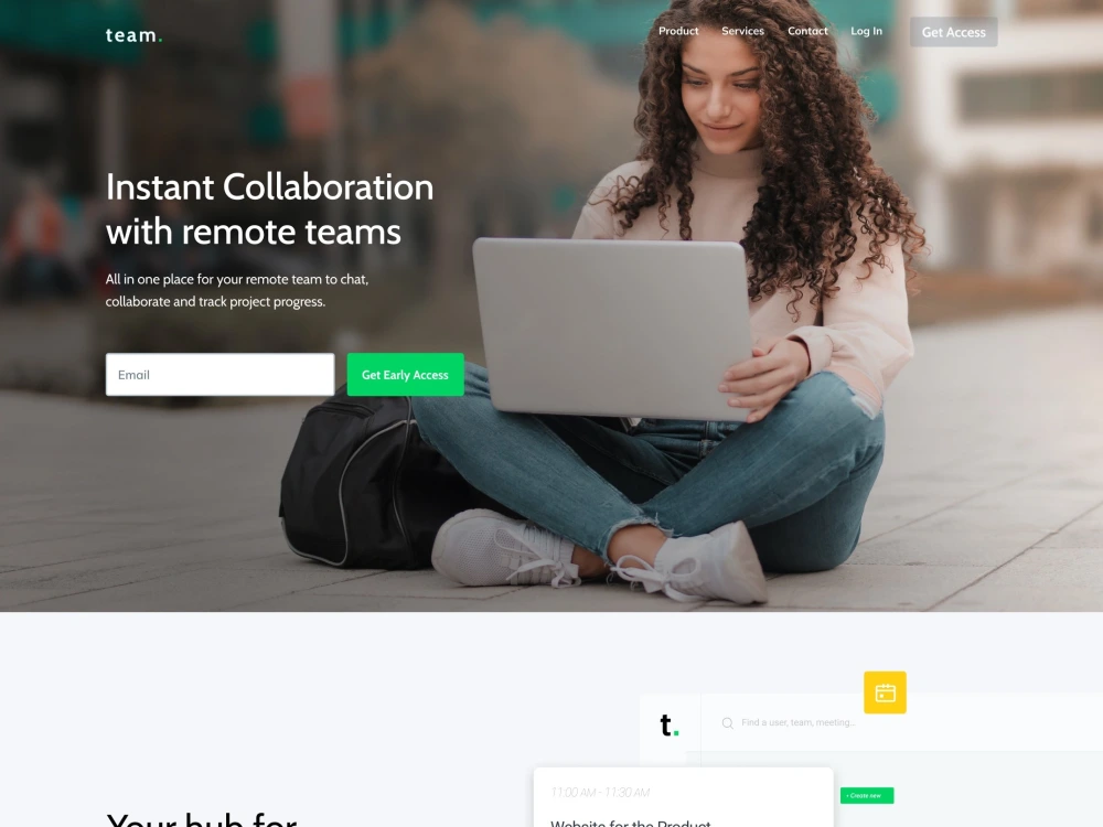 A fantastic UI/UX design using Figma | Landing Page | Upwork