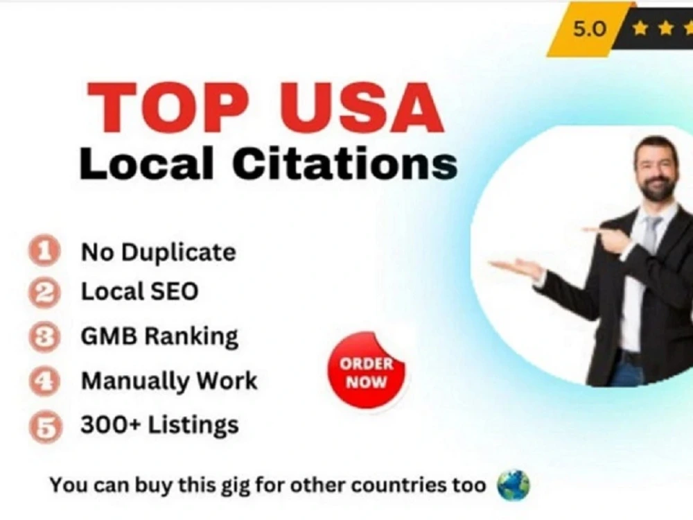 Top 300 USA local citations and directory submission | Upwork