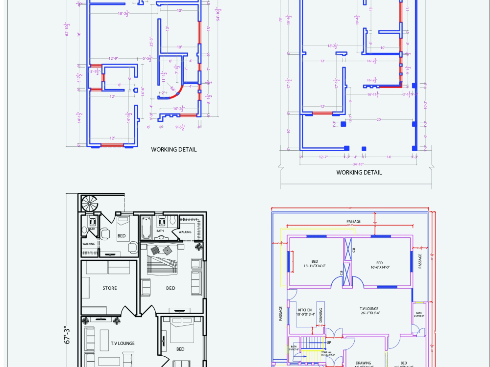 2D Architectural Drawing and Floor Plans | Upwork