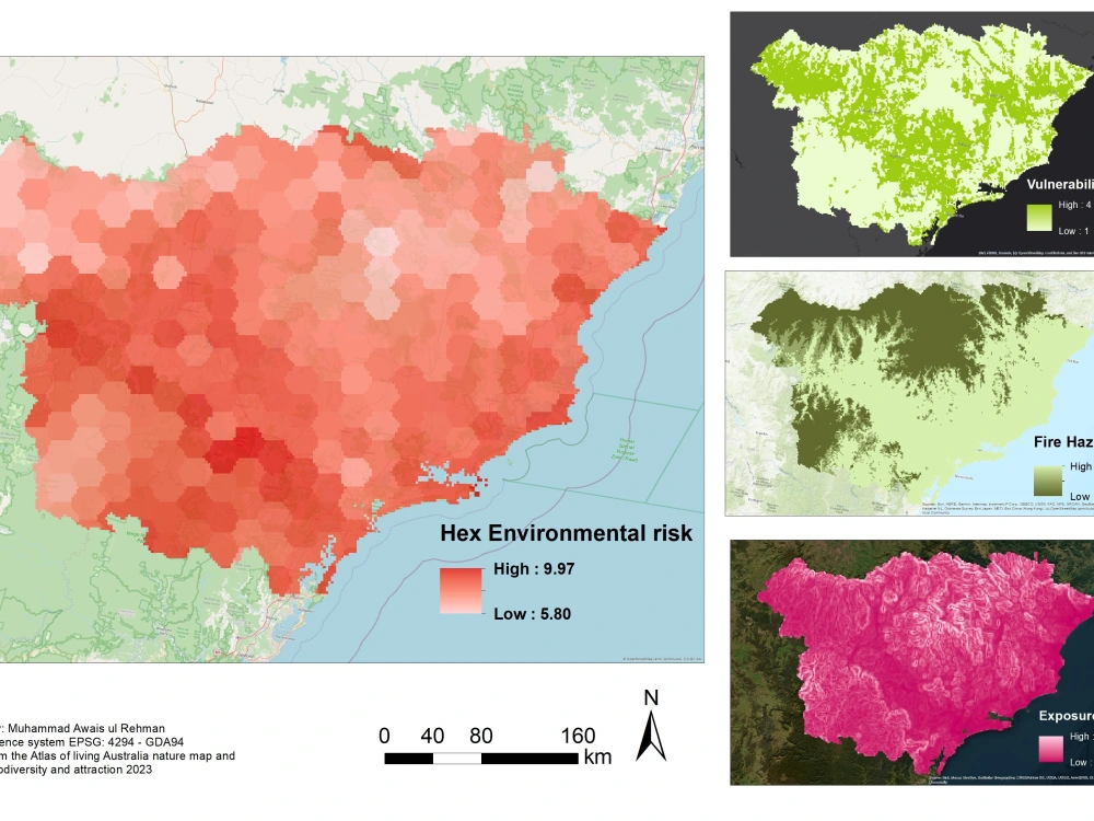 An interactive environmental map | Upwork