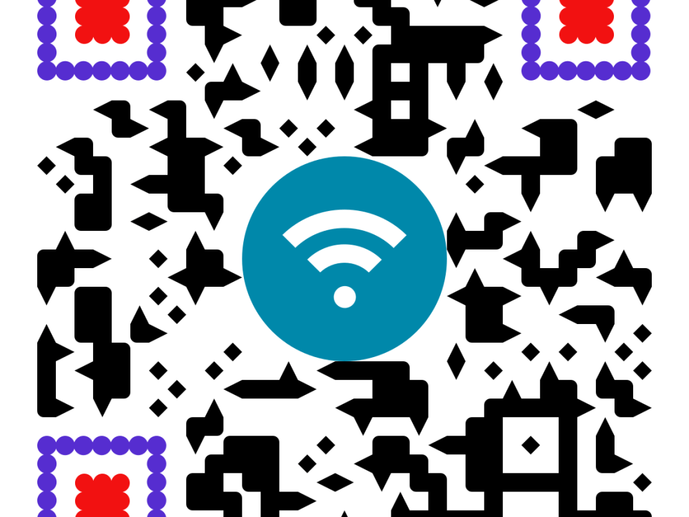 Unique qr codes design with a logo or image of your choice inside | Upwork