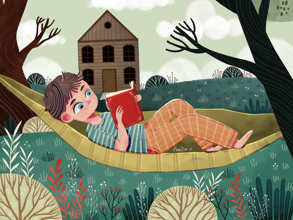 A cute Children book illustration | Upwork