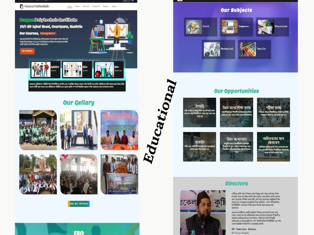 A responsive & visually stunning React website | Upwork