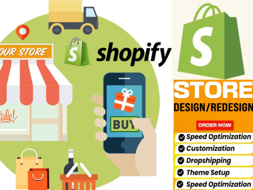 Shopify Store Setup| Shopify Store Design and Redesign| Product Upload ...