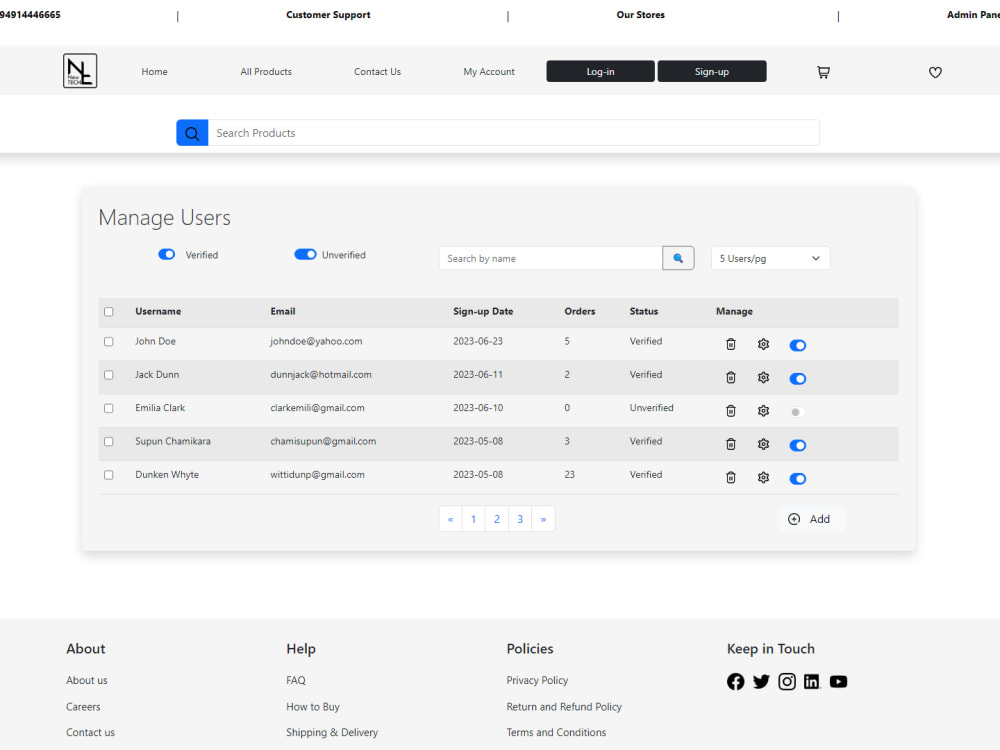 A fantastic web application with both frontend and backend | Upwork