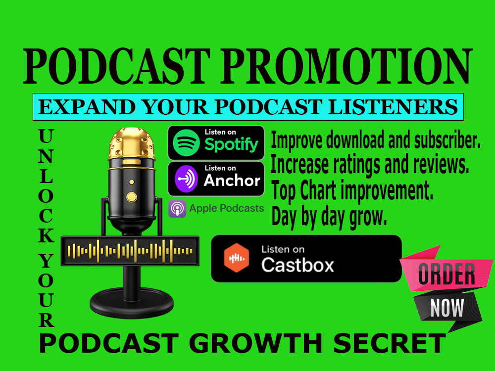 Podcast promotions that increase audiences | Upwork