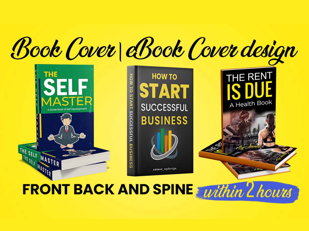 Book Cover Front, Back and Spine | eBook Cover Design | Paperback | Upwork