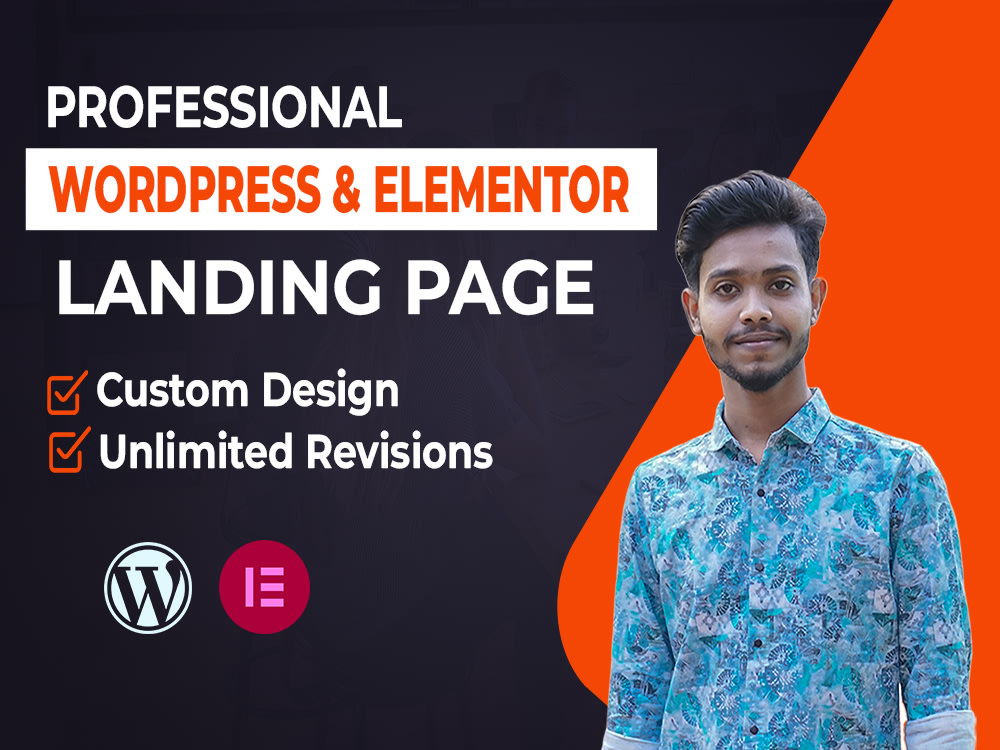 Responsive elememtor landing page or wordpress landing page design | Upwork