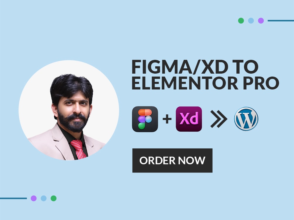 Figma, xd design to wordpess using elementor pro | Upwork