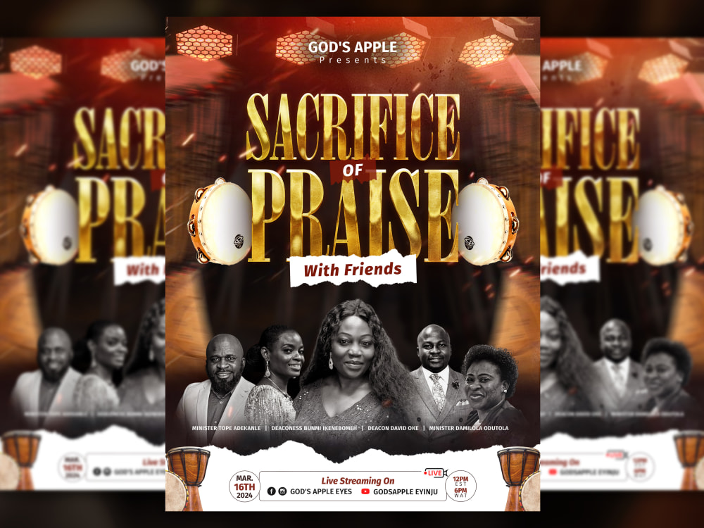 Excellent and Modern Church Flyer Design | Upwork