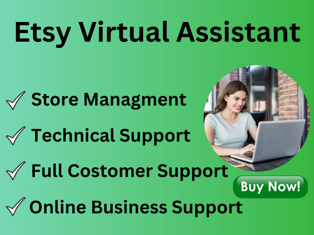 Etsy Virtual Assistance Store Management Technical & Customer Support POD | Upwork