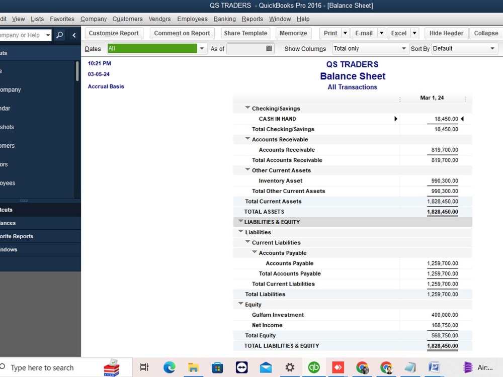 Financial report through intuit Quick book online & Desk top | Upwork
