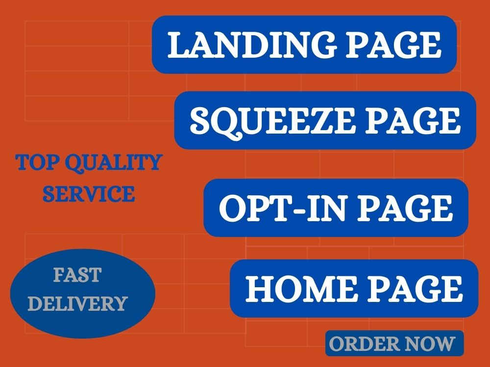 An attractive landing page, home page | Upwork
