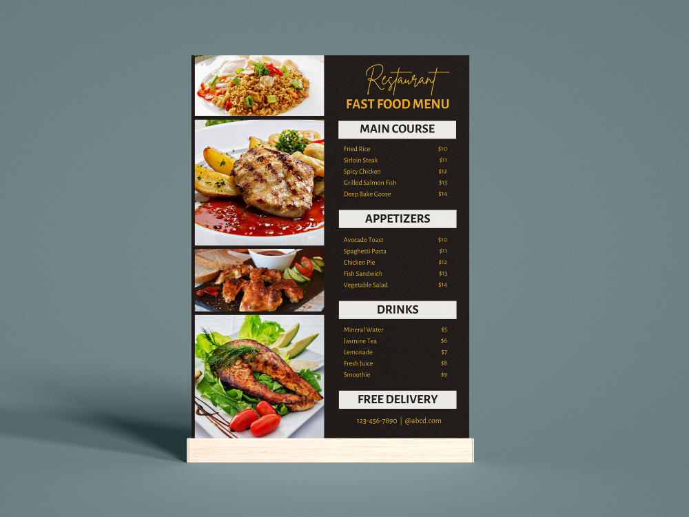 Professional Menu Designs for your Restaurants, Bars and Pubs | Upwork