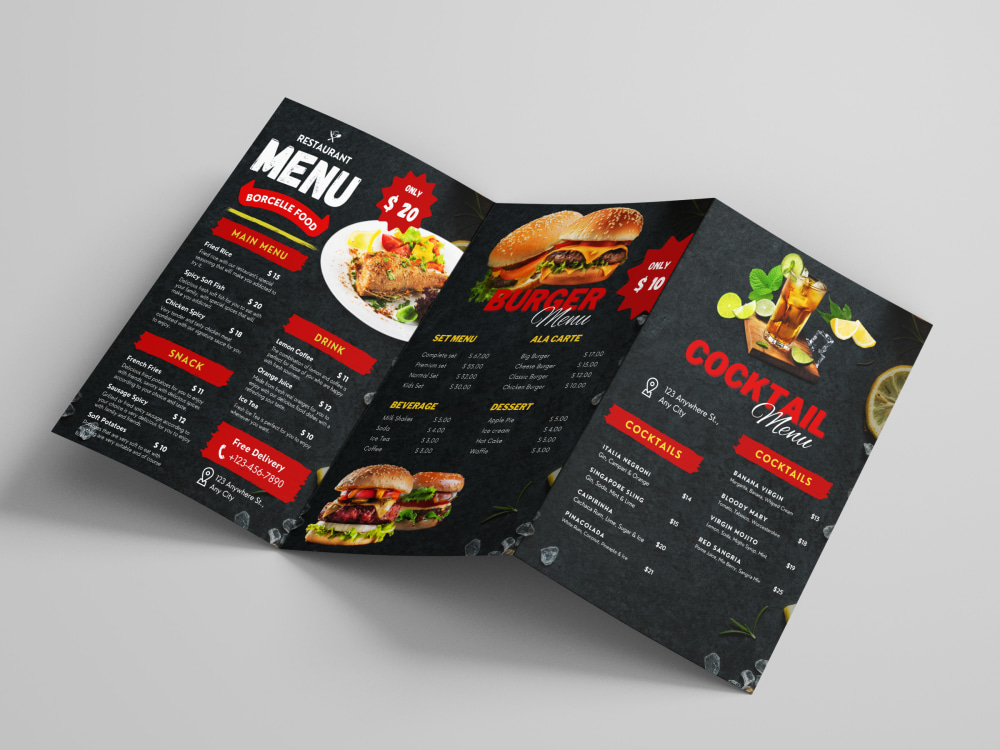 Professional Menu Designs for your Restaurants, Bars and Pubs | Upwork