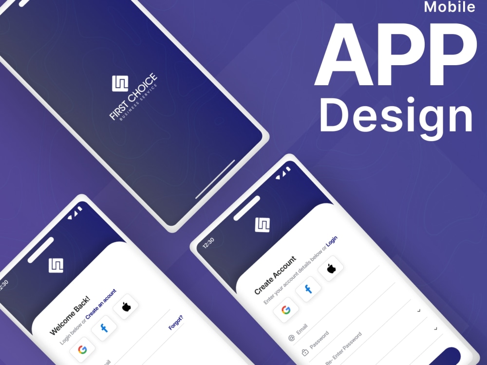 App design for Android and IOS in Figma | Upwork