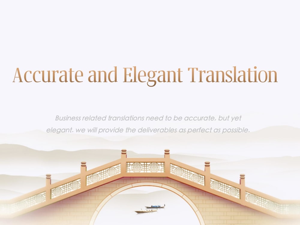 An accurate and elegant localized translation. | Upwork