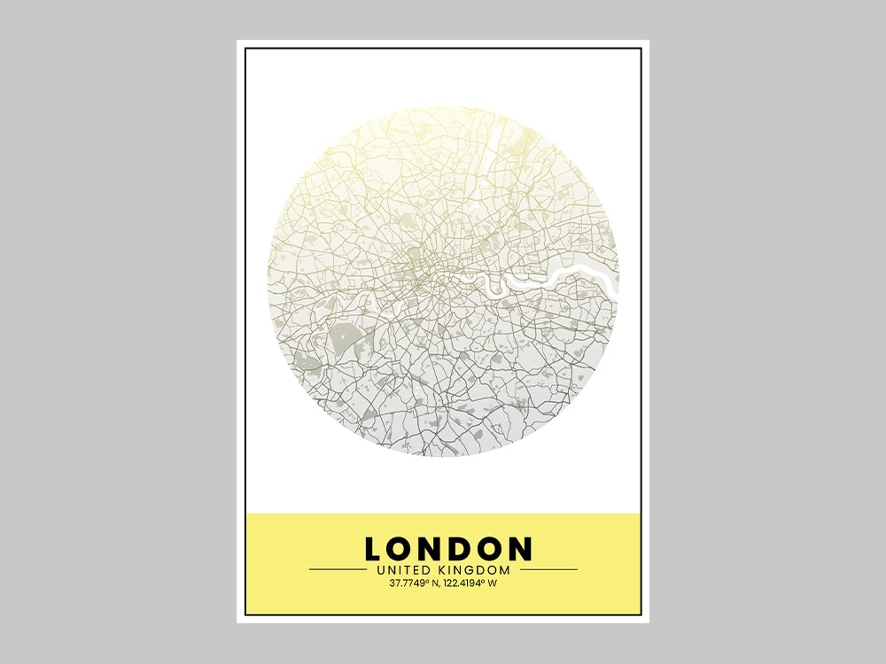 A custom city map poster design in any region any city any color | Upwork