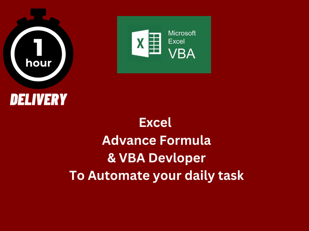 Top Notch Excel Formulas Macros Charts Or Vba Automation Upwork